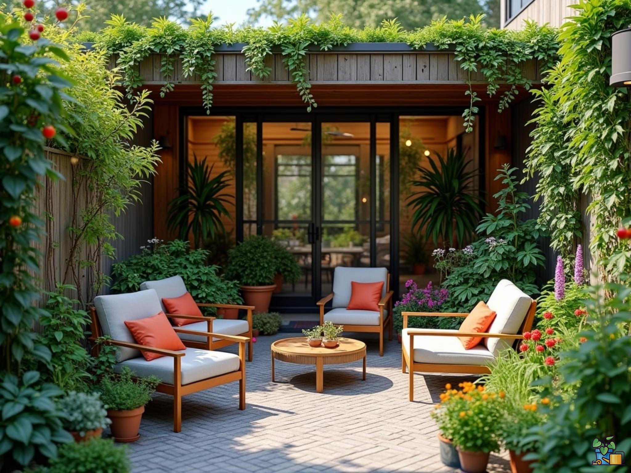 Petit jardin avec coin de repos : comment aménager un jardinet cosy