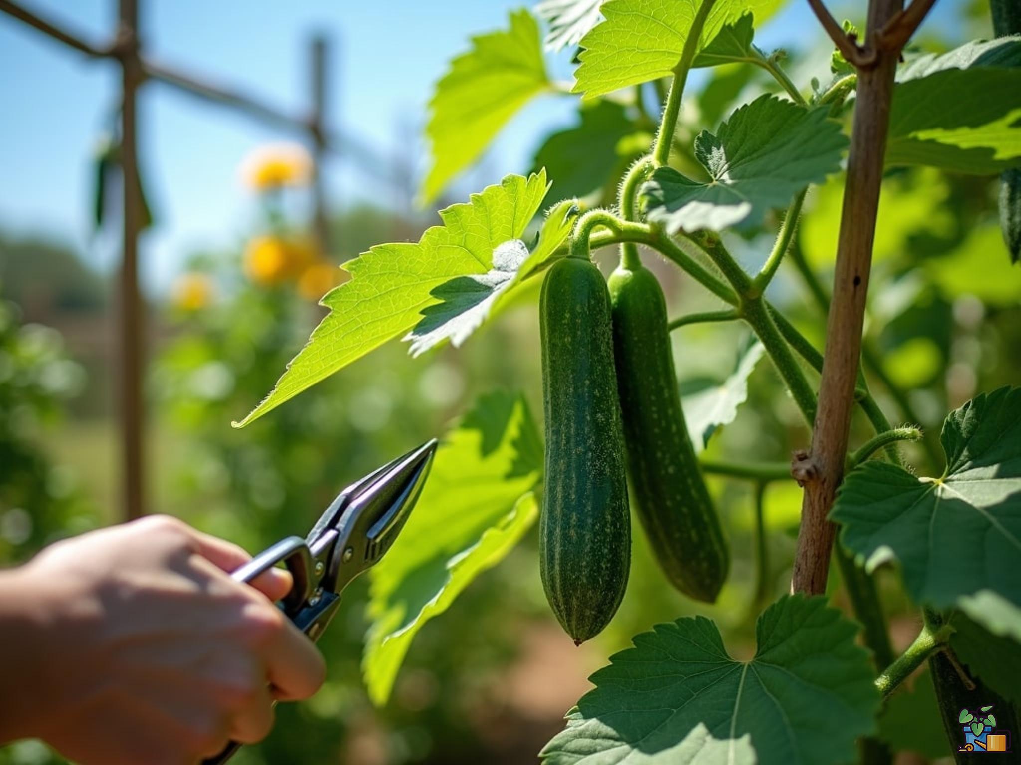 Taille des concombres : pourquoi, quand et comment ? Guide pratique